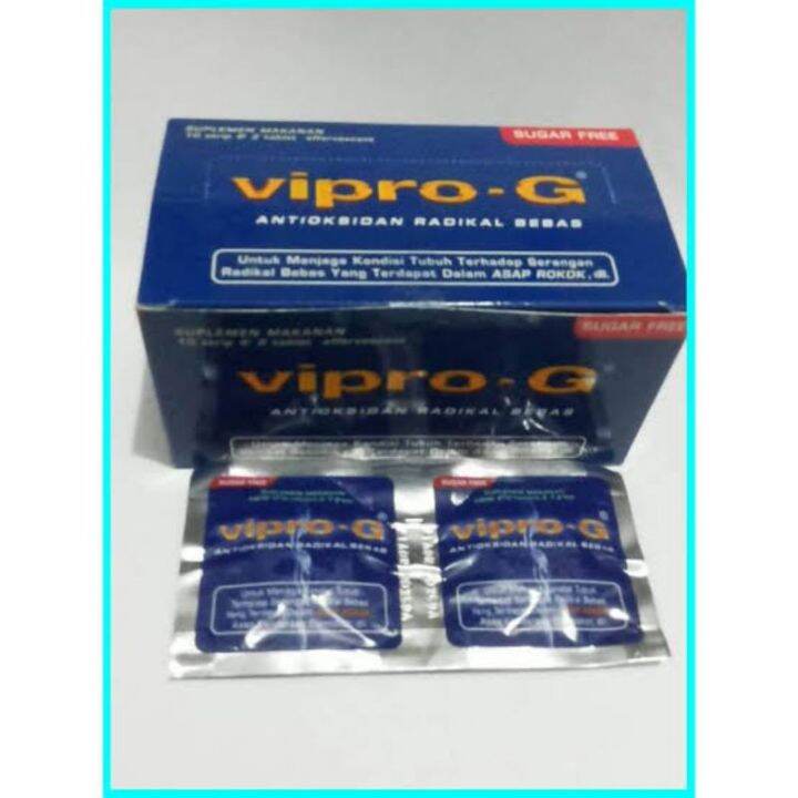 Vipro G Tablet Strip isi 2Tablet -PRODUK BPOM | Lazada Indonesia
