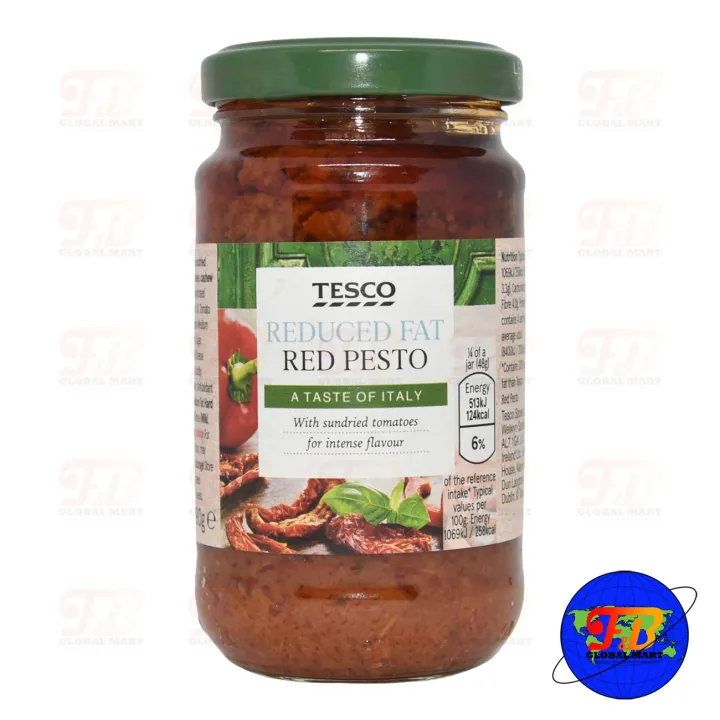 Tesco Reduced Fat Red Pesto 190g | Lazada PH