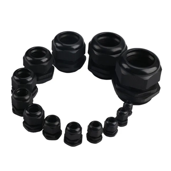 1pcs White/Black IP68 Waterproof Cable Gland Nylon Plastic Cable Connector PG7 PG9 PG11 PG13.5 ...