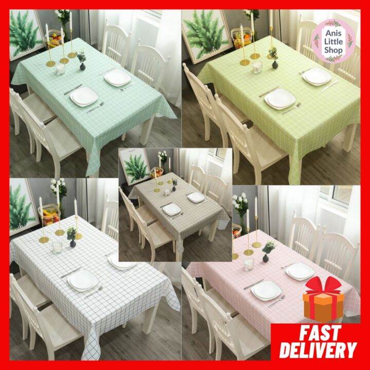TABLE CLOTH WATER PROOF KITCHEN RAYA TABLE READY STOCK 桌布 ALAS MEJA 6 ...