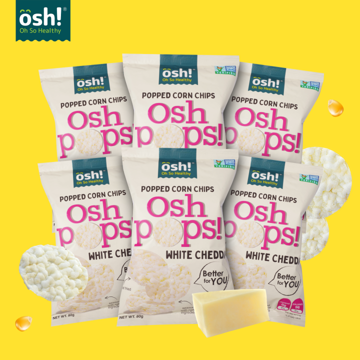 Buy 6 OSH! Pops! White Cheddar 80g | Lazada PH