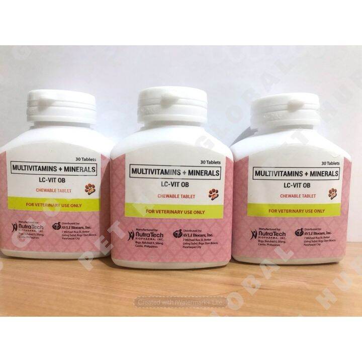 LC VIT OB Chewable Tablets for pregnant and lactating bitches - 30 ...