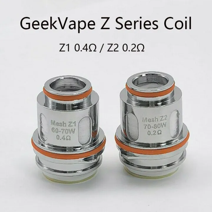 GeekVape Zeus Mesh Z1 0.4ohm Z2 0.2ohm Coils Fit Zeus Suxb Ohm Tank ...