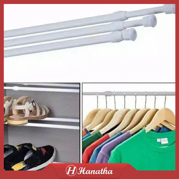 Tiang Pintu Tiang Fleksibel Gorden Tanpa Paku Tiang Jendela | Lazada ...