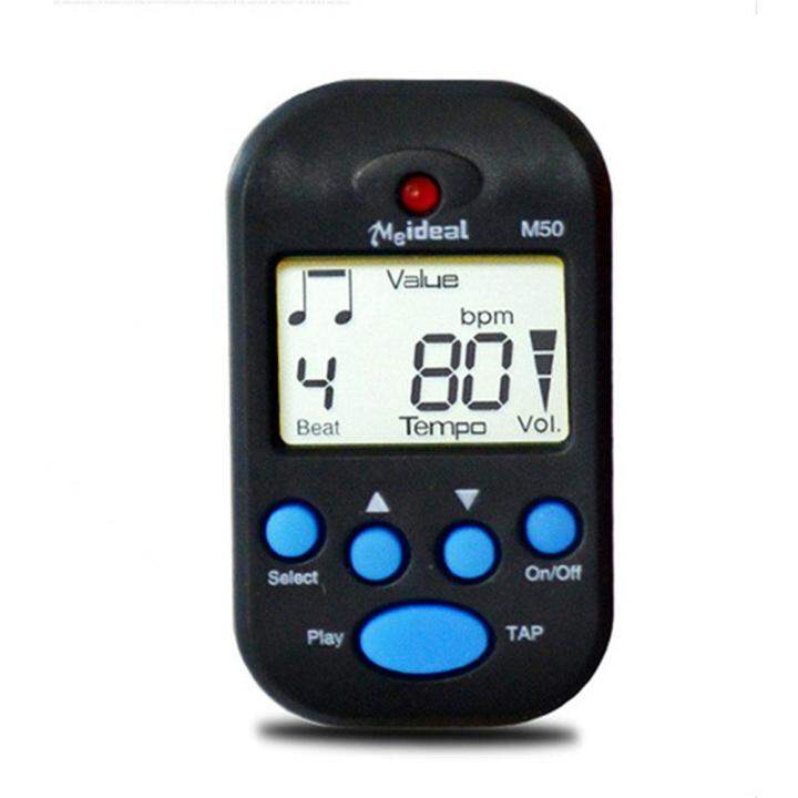 Digital Metronome Clip-On Metronome Digital Beat Tempo Mini Metronome ...
