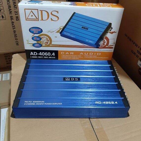 New Power 4 Channel Mobil Amplifier Mobil Power 4 Channel | Lazada ...