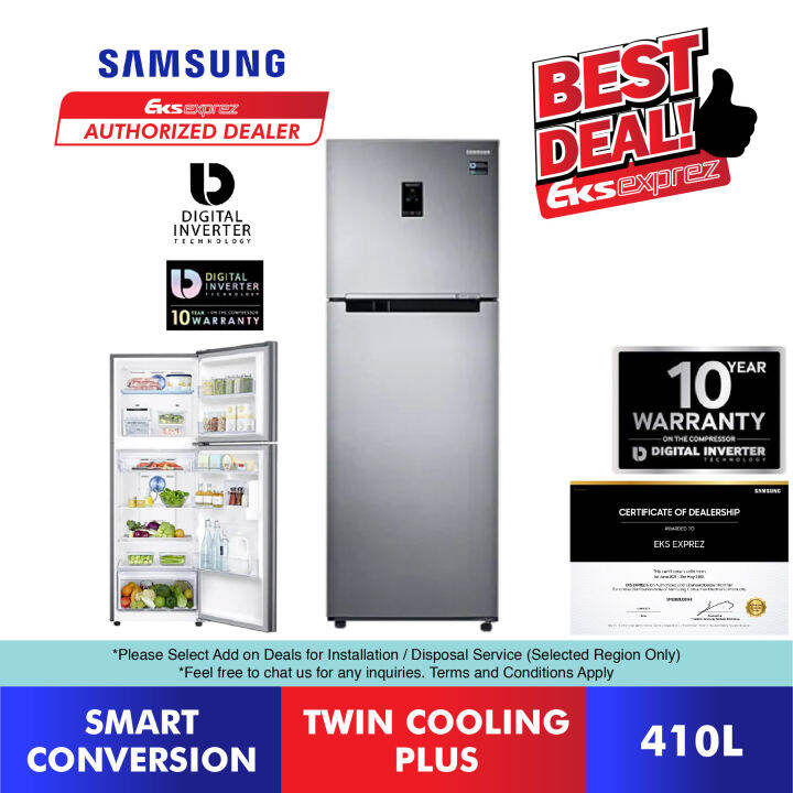 Samsung Inverter Fridge (410) RT32K5552SL/ME Top Mount Freezer ...