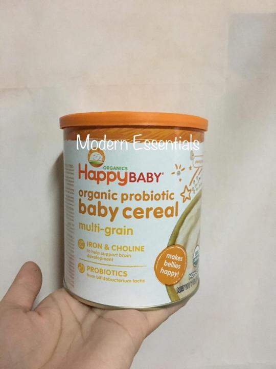 Happy Baby Organic Probiotic Baby Cereal Multi-Grain 198g | Lazada PH
