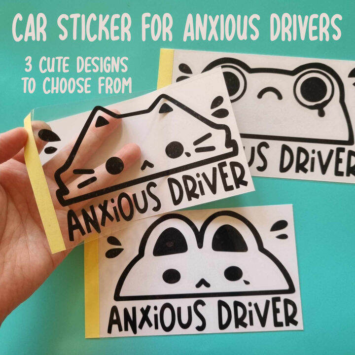 Car Sticker Decals for NEW Anxious Drivers | Lazada PH