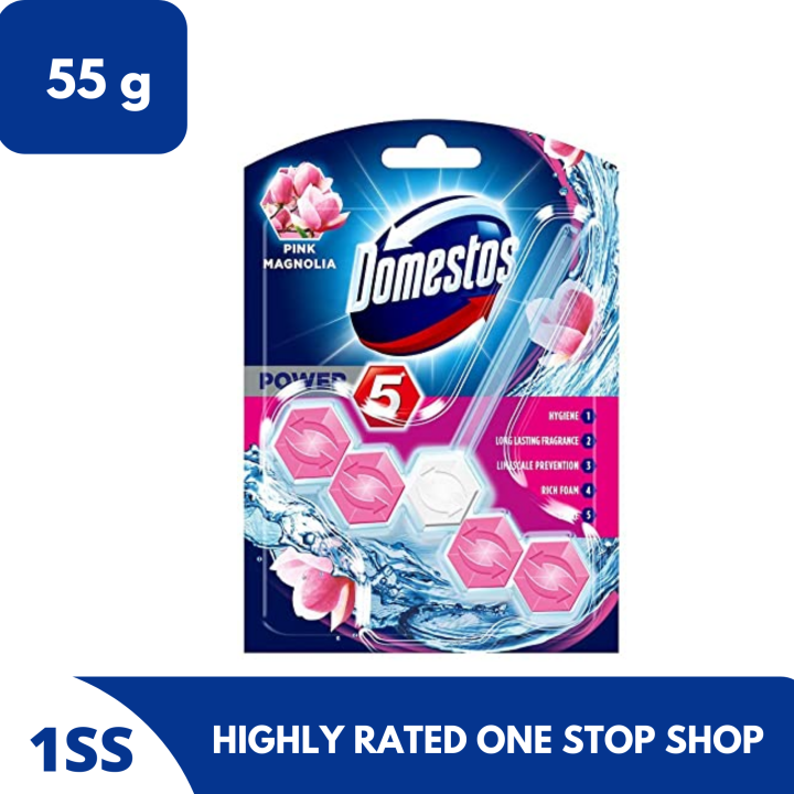 Domestos Rim Block Pink Magnolia, 55g | Lazada PH
