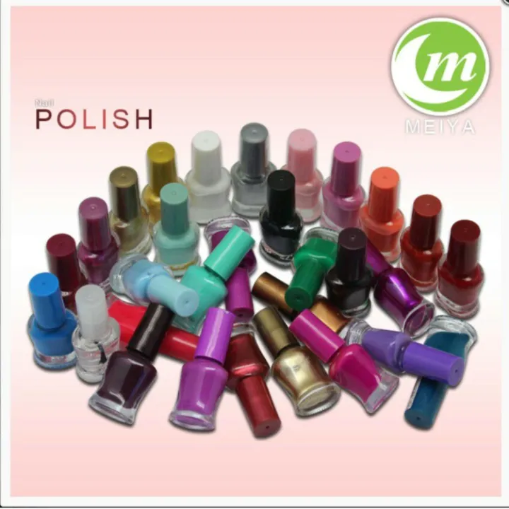 meiya nail polish 12pcs Assorted Color small | Lazada PH