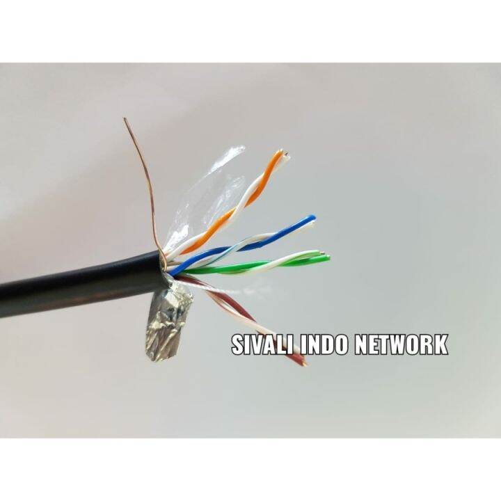 100 METER SPECTRA KABEL LAN FTP CAT6 OUTDOOR KABEL POLOS | Lazada Indonesia