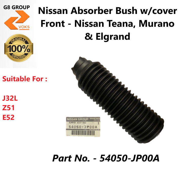 Nissan Absorber Bush w/cover Front - Nissan Teana, Murano & Elgrand ...