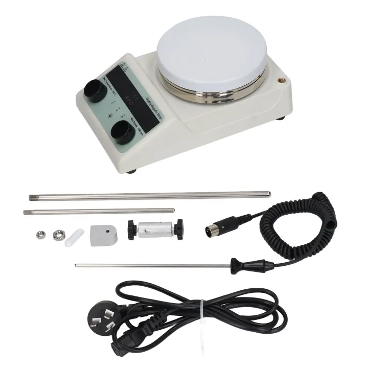 Magnetic Stirrer 5.5in จานร้อน100ถึง1500RPM 300 ℃ เครื่องผสม ...