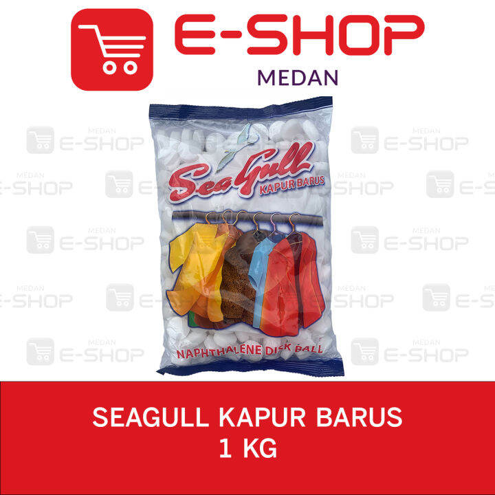 Seagull Kamper Sachet 1000 Gram / 1Kg Kg Kapur Barus Putih / White Bisa ...