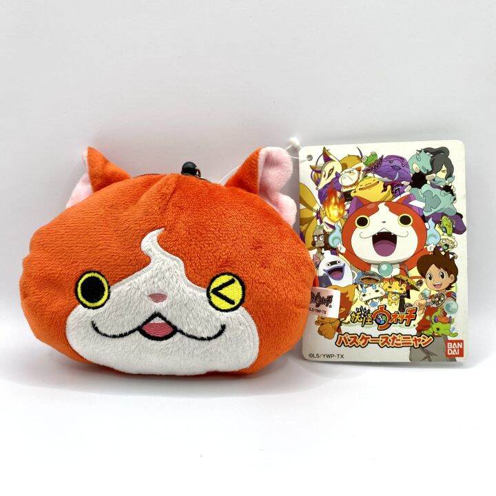 Yokai Watch กระเป๋า JIBANYAN จิบาเนียน โยไควอช Yokai Watch Fluffy Pouch Bandai Yo-kai watch Bag ...