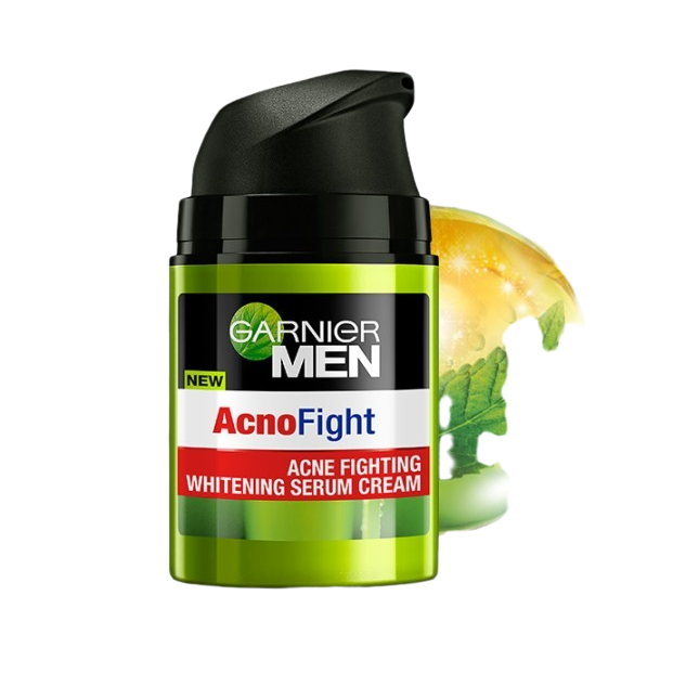 Garnier Men Acno Fight Acne Fighting Brightening Serum Cream 40ml | Lazada Indonesia