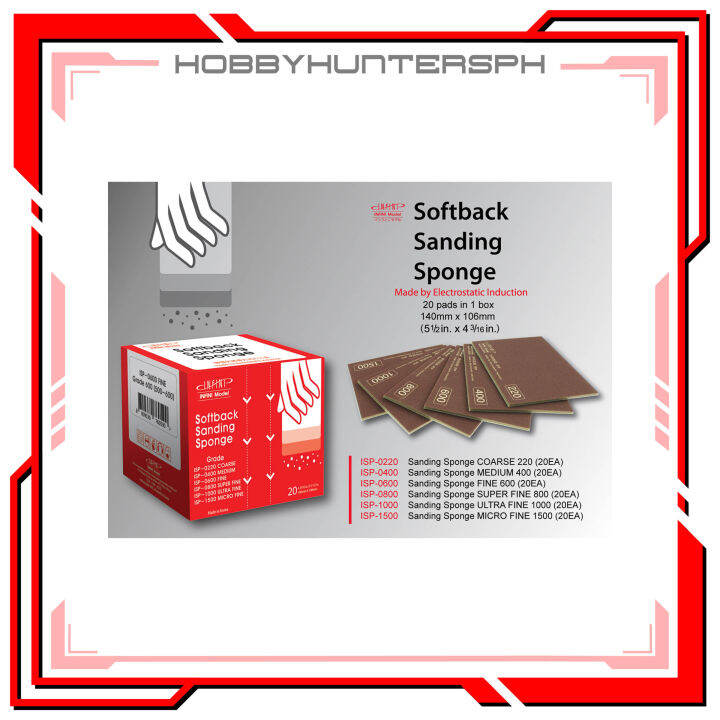 Infini Model : ISP Series Sanding Sponge (PER PIECE) Grit 220 / 400 ...