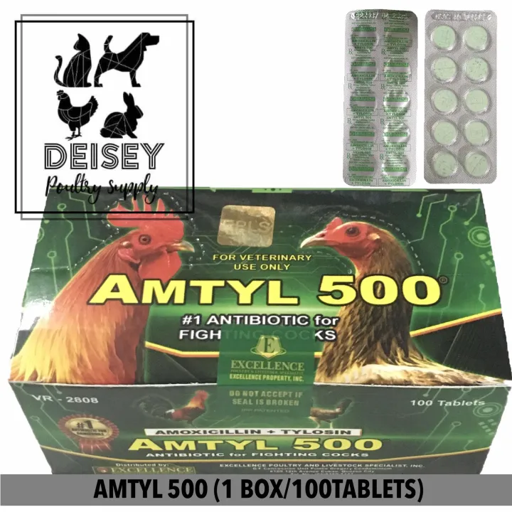 Amtyl 500 for Fighting Cocks (1 BOX/ 100 TABLETS) | Lazada PH