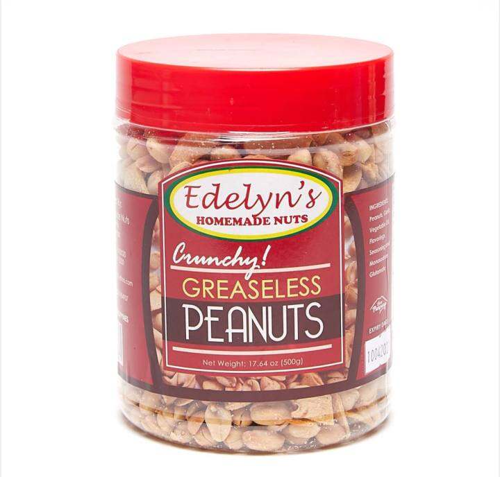 Edelyn's Homemade Nuts Crunchy! Greaseless Peanuts 500g | Lazada PH