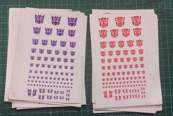 TRANSFORMERS Decals for Autobots and Decepticon | Lazada PH