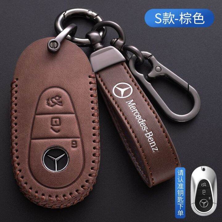 Smart Folding Flip Genuine Leather Car Key Case Cover Shell Zinc Alloy ...