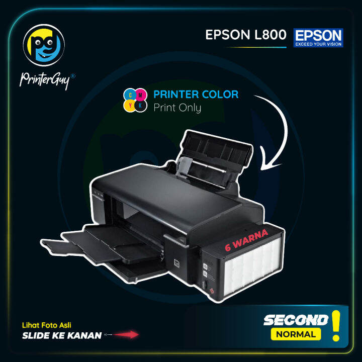 Printer Warna EPSON L800 Printer Foto terbaik 6 warna | Lazada Indonesia