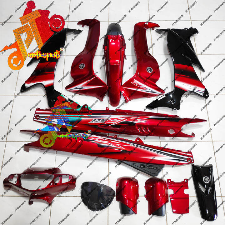 Yamaha 125ZR DRMK RED /Black Skala Merah SIap Lekat SIap Tanam 2K | Lazada