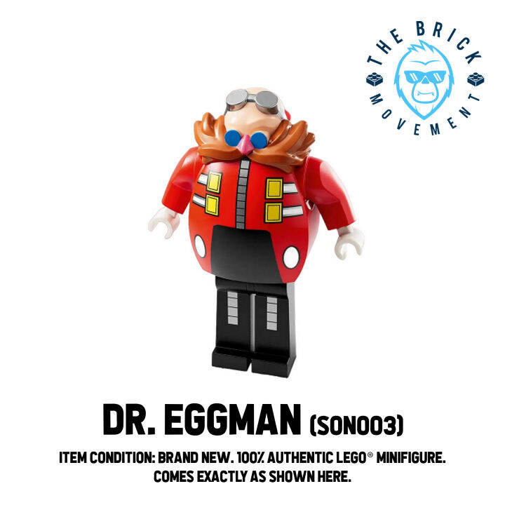 LEGO® SONIC THE HEDGEHOG Ivo Robotnik "Dr. Eggman" Minifigure | Lazada PH
