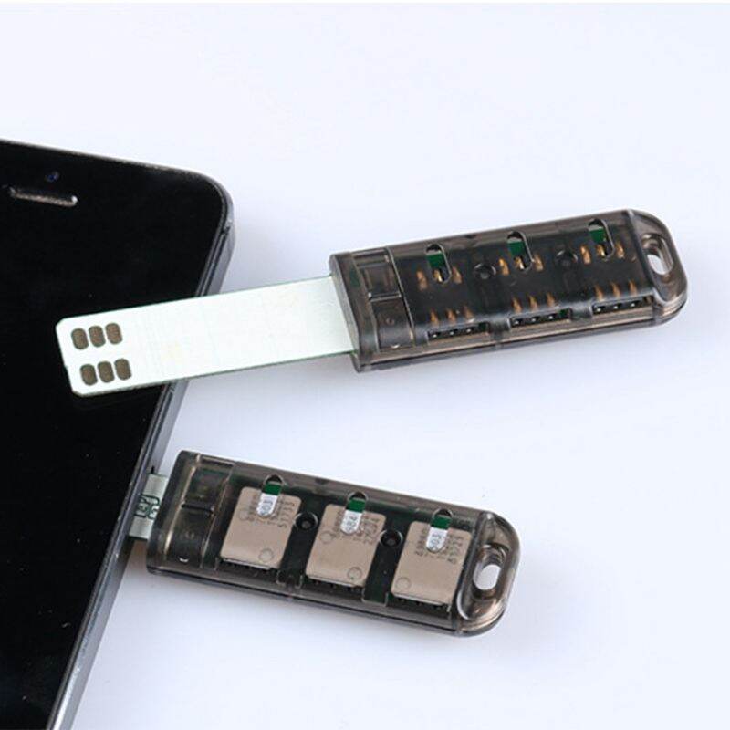 6 Slot SIM Card Adapter Multi SIM Card Reader Mini SIM Nano with ...