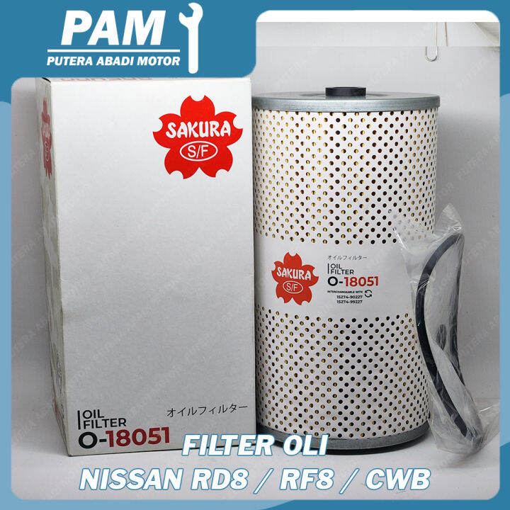 Filter Oli Nissan CWB RD8 RF8 Sakura O-1805-1 O 18951 | Lazada Indonesia