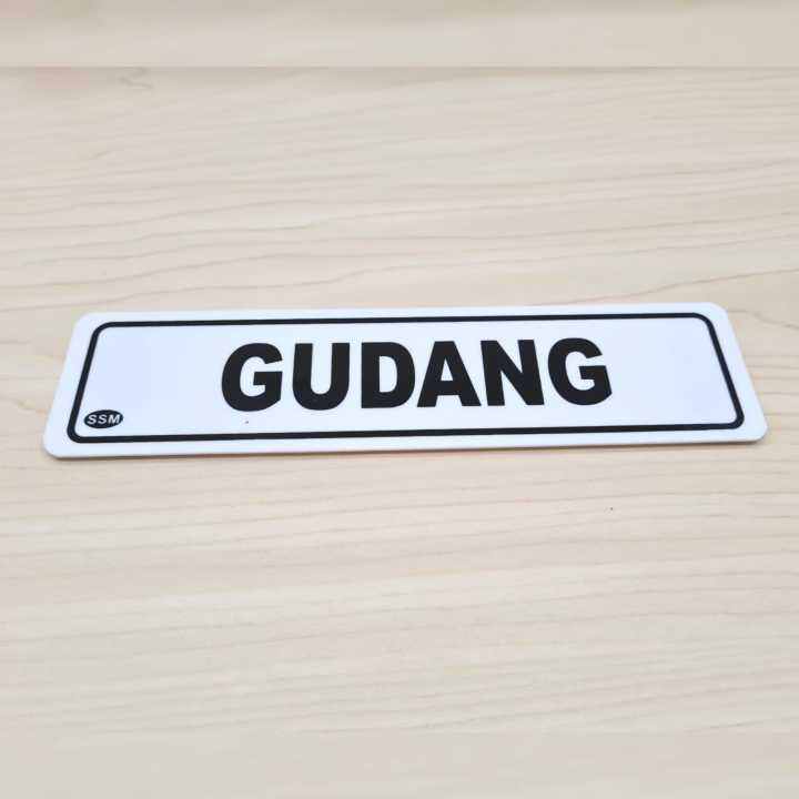 Sign Label Akrilik KECIL GUDANG | Lazada Indonesia