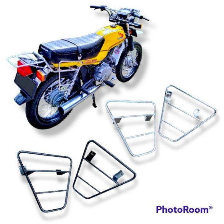 DUDUKAN KANTONG TAS SAMPING BRAKET SIDE BAG HONDA WIN 100 WARNA CROM ...
