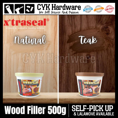 X'traseal Wood Filler 0.5kg(500gm) Wood Filler Penampal Dinding Kayu ...