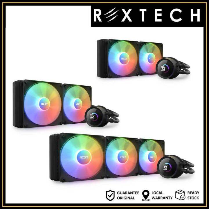 REXTECH NZXT Kraken 240 / 280 / 360 AIO Liquid Cooler with 1.54" LCD ...