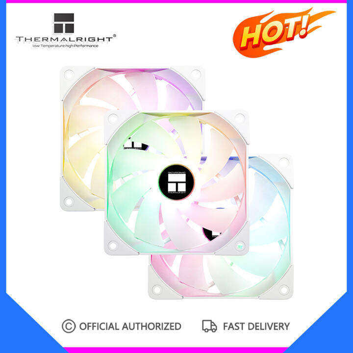 Thermalright TL-C12RW-S X3 120mm Reverse version Fan 5V 3PIN ARGB CPU ...