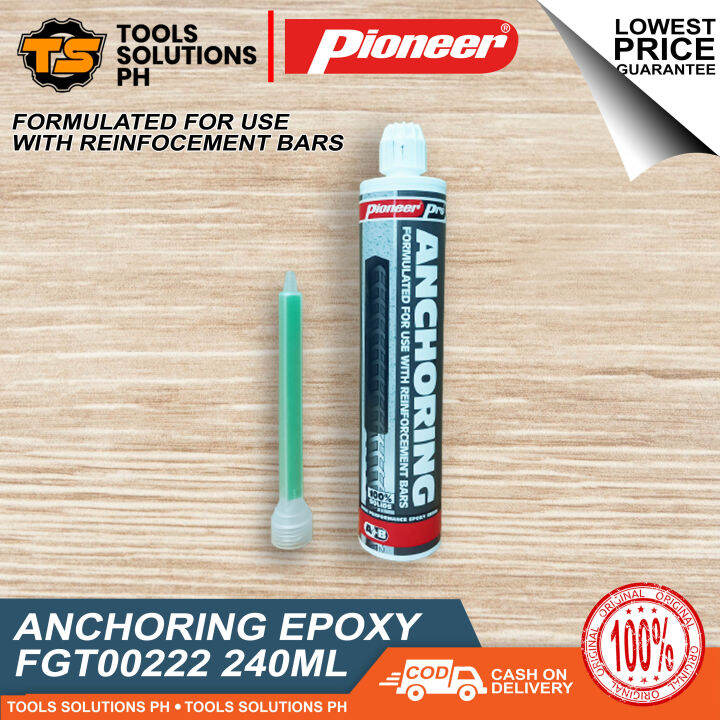 Pioneer Pro Anchoring Epoxy 240ml Cartridge | Lazada PH