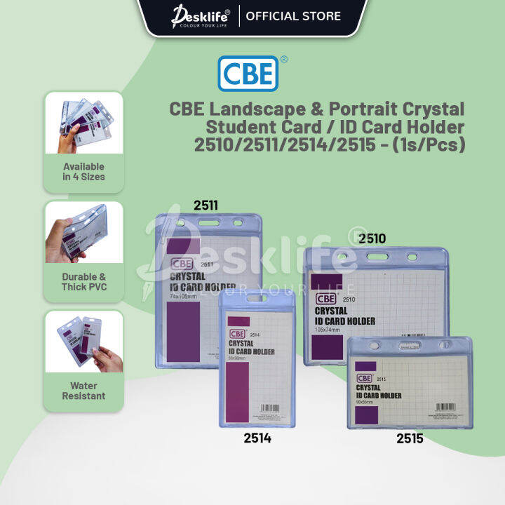 Desklife CBE Card Holder Landscape 2510 2515 / Portrait 2511 2514 ID ...