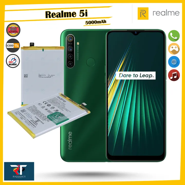 REALME 5i Battery RMX2030, RMX2032 ( 100% Original) | Model: BLP729 ...