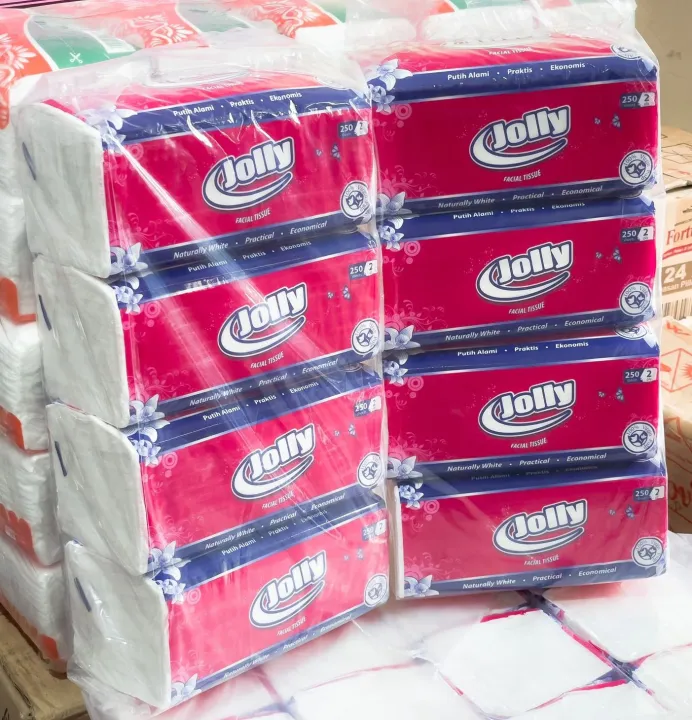 Facial Tissue Jolly 250 Sheets 2 Ply | Lazada Indonesia