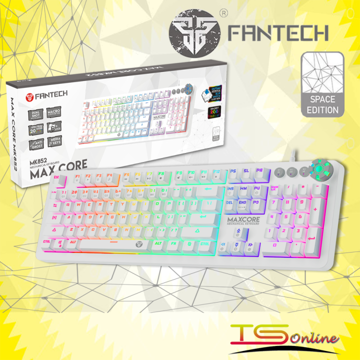 Fantech MAXCORE MK852 BLUE SWITCH Mechanical Keyboard (SPACE EDITION ...