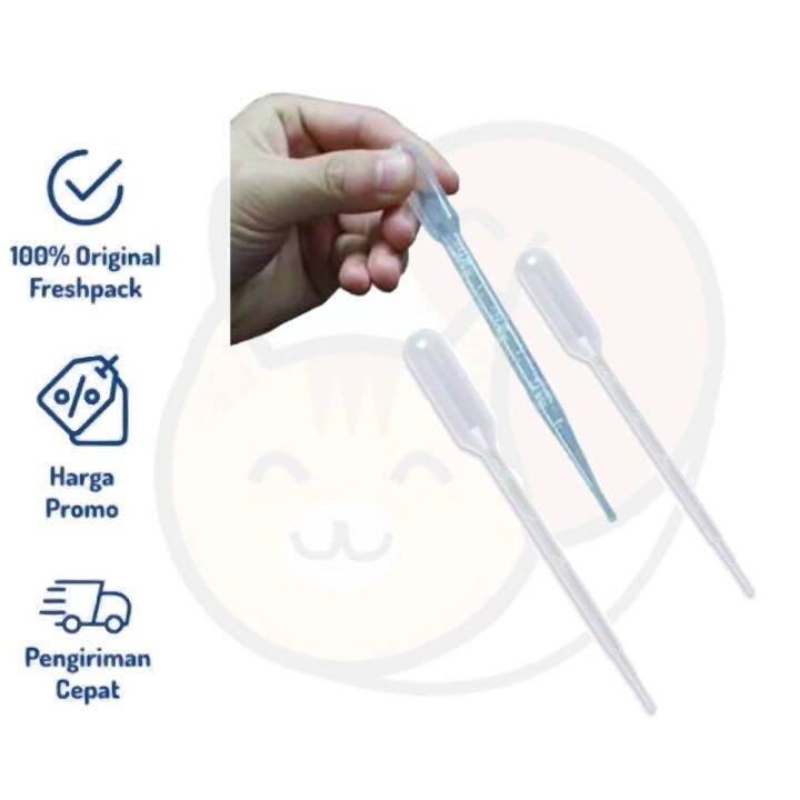 Pipet Tetes 3 ml Pipet Tetes Obat Drop Kucing Anjing Ikan Susu Dropper ...