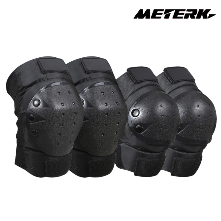 Meterk สนับข้อศอกและอุปกรณ์พยุงเข่าปั่นจักรยาน,จักรยานเสือภูเขาสนับเข่า ...