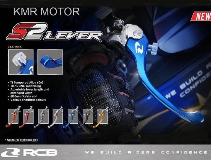 100% ORIGINAL RCB RACING BOY LC135 5S/ Y15ZR/ Y16ZR S2 ALLOY LEVER SET | Lazada