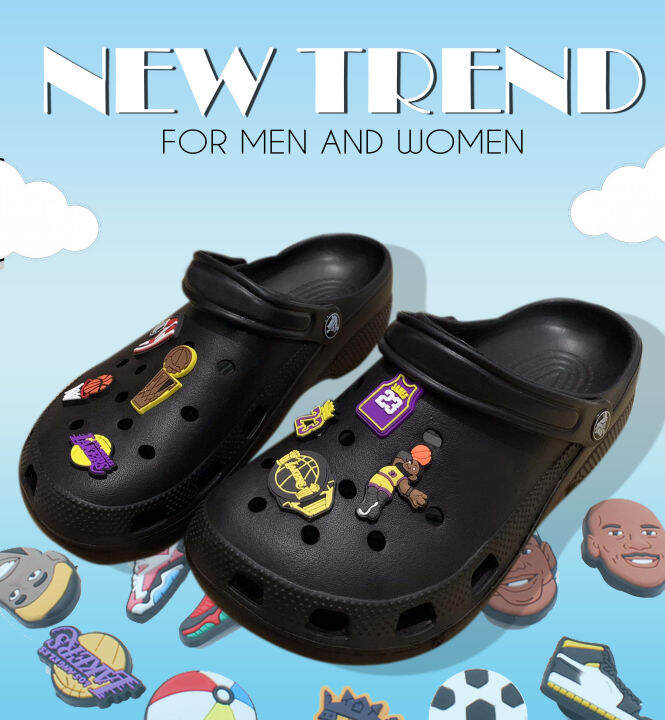 New Korean Crocs Lightweight Classic Genuine Hole Clogs Trendy Male ...
