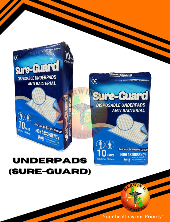 DISPOSABLE UNDERPADS (SUREGUARD) | Lazada PH