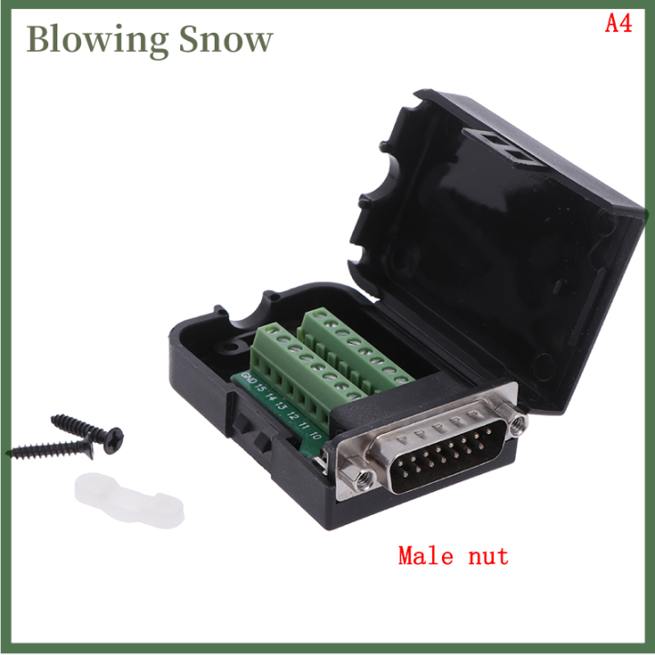 Blowing DB15 D-SUB 2 Row 15 Pin Plug Breakout Terminals Board Connector ...