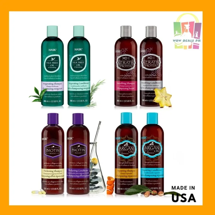 Hask Shampoo And Conditioner Set ♗ Lazada Ph