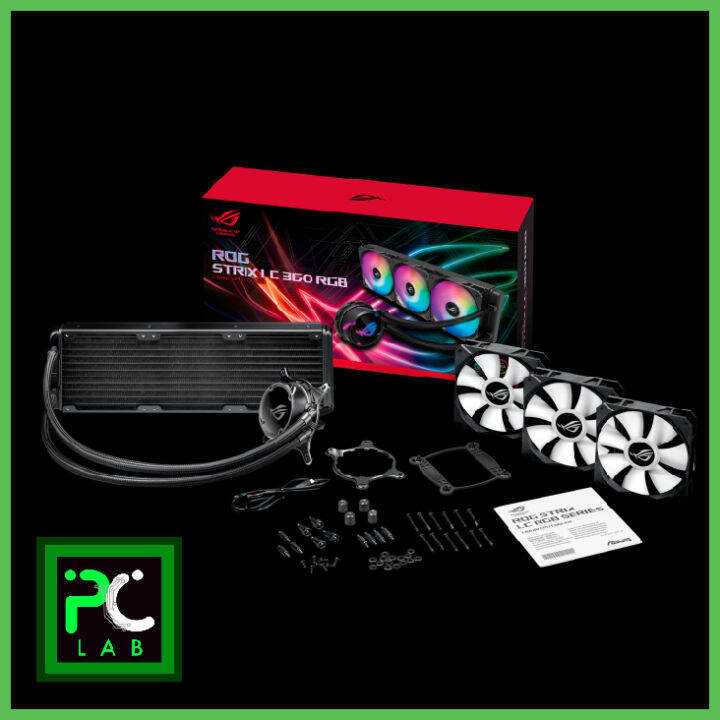 ROG Strix LC 360 RGB All-in-One Liquid CPU cooler with Aura Sync ...