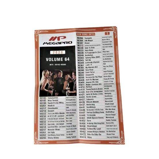 Updated songlist For Megapro MP1000 /MP1000pro/ Danaya MP2000 ...